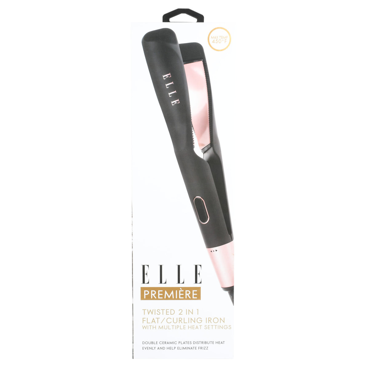 Elle Premiere Twisted 2-in-1 Flat/Curling Iron – techbyelle
